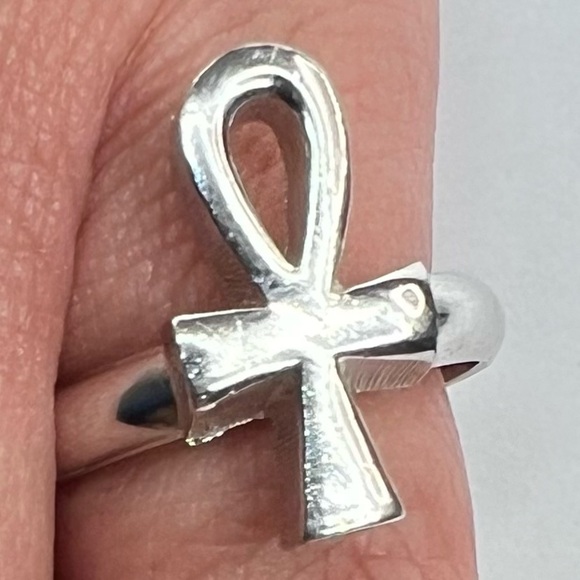 Trifari | Jewelry | Vintage Trifari Silver Ankh Ring | Poshmark